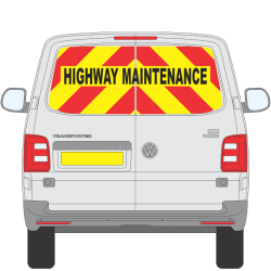 VW Transporter 2015 on Window Panel (VTRA020) - Chevron Centre
