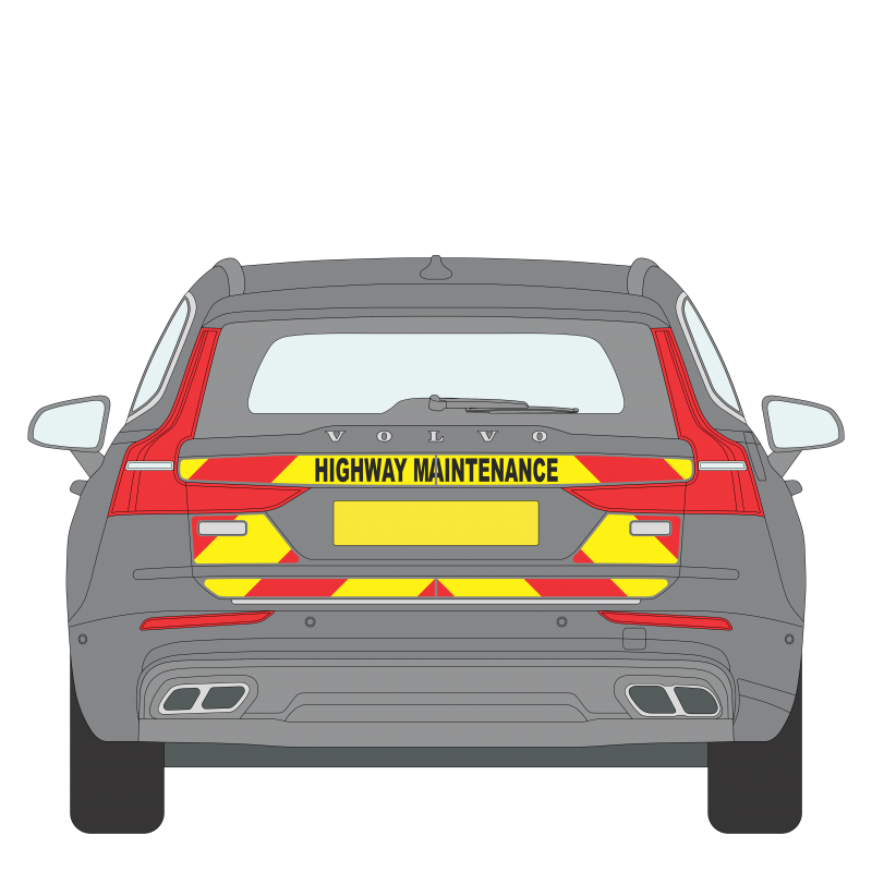 Volvo V60 2019 on Magnetics (VV60001) - Chevron Centre